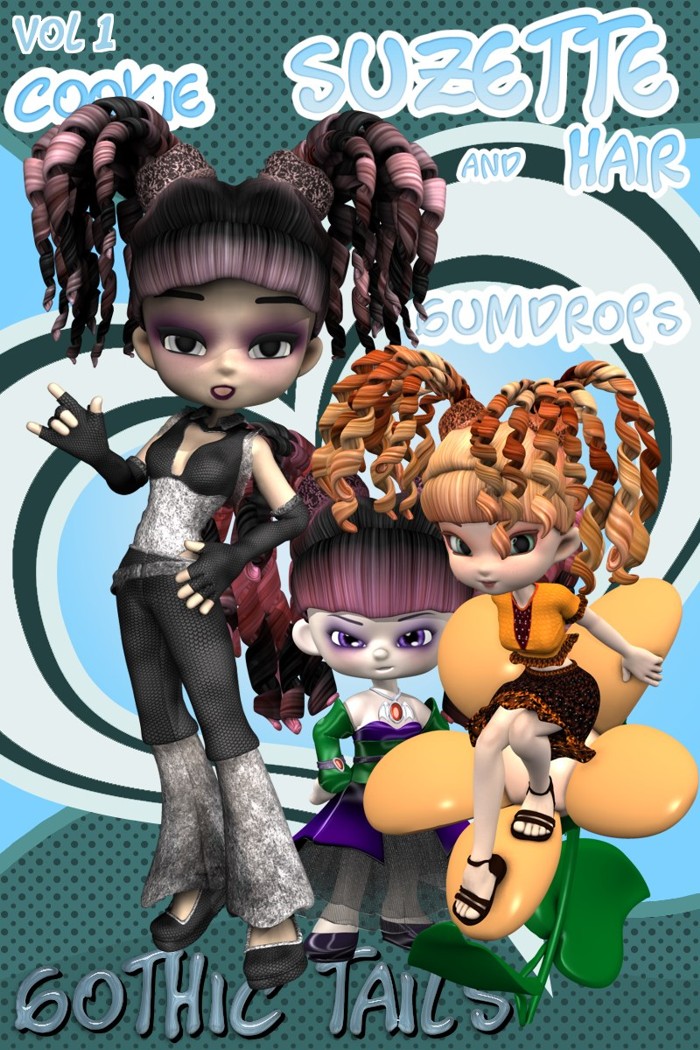 Gothic Tails - Cookie, GumDrops | Daz 3D