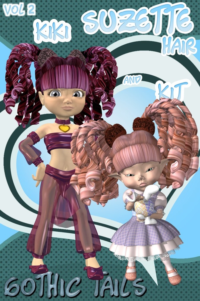 Gothic Tails - Kiki, Kit | Daz 3D