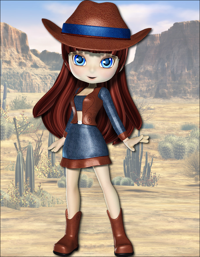 Cookie Cowgirl Daz 3d