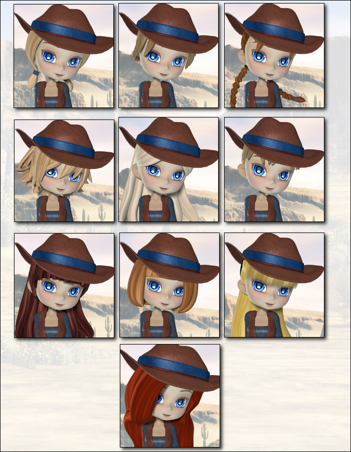 Cookie Cowgirl Daz 3d