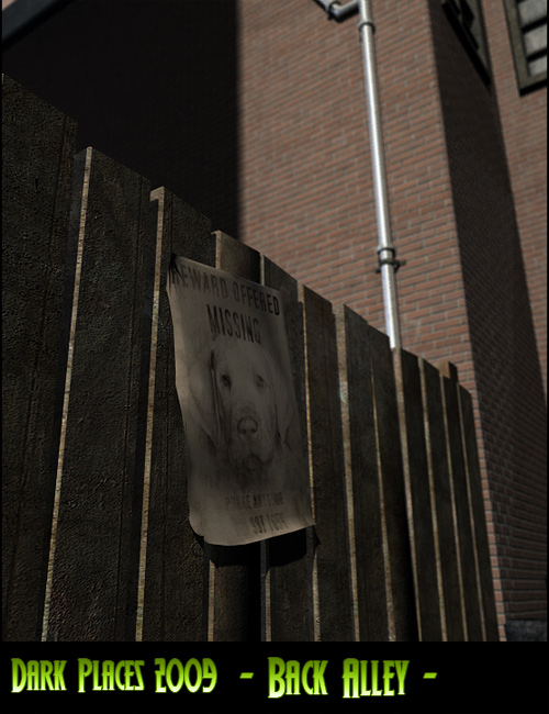 Dark Places: Back Alley 2k9 | Daz 3D
