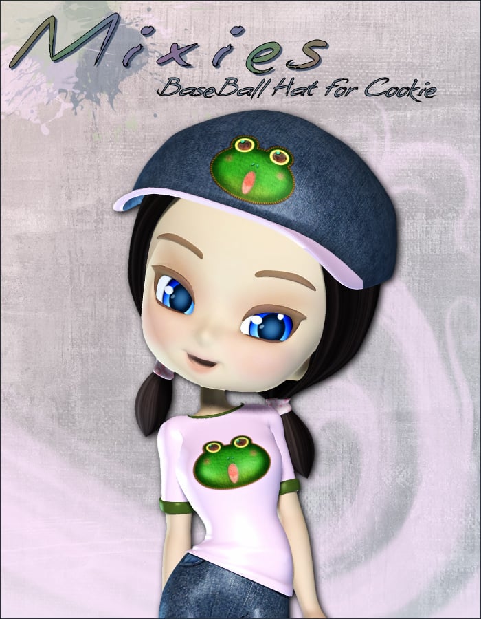 Mixies_BaseBall_Hat | Daz 3D