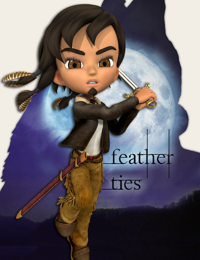 Feather Ties | Daz 3D