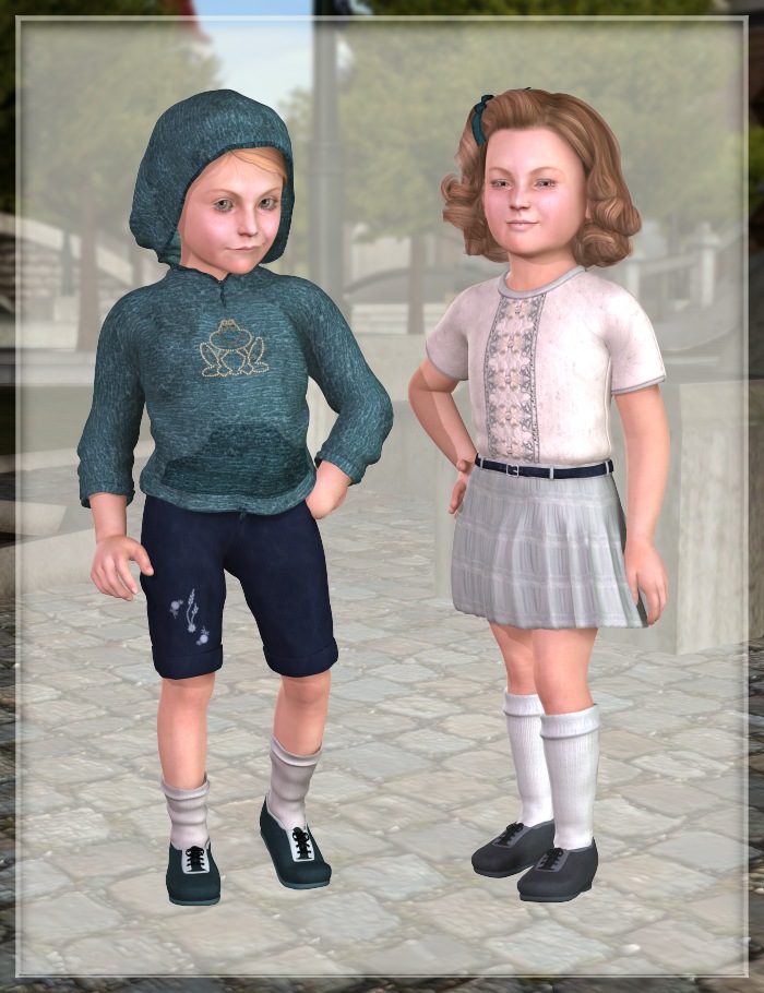 PlayTime Clothes K4 | Daz 3D