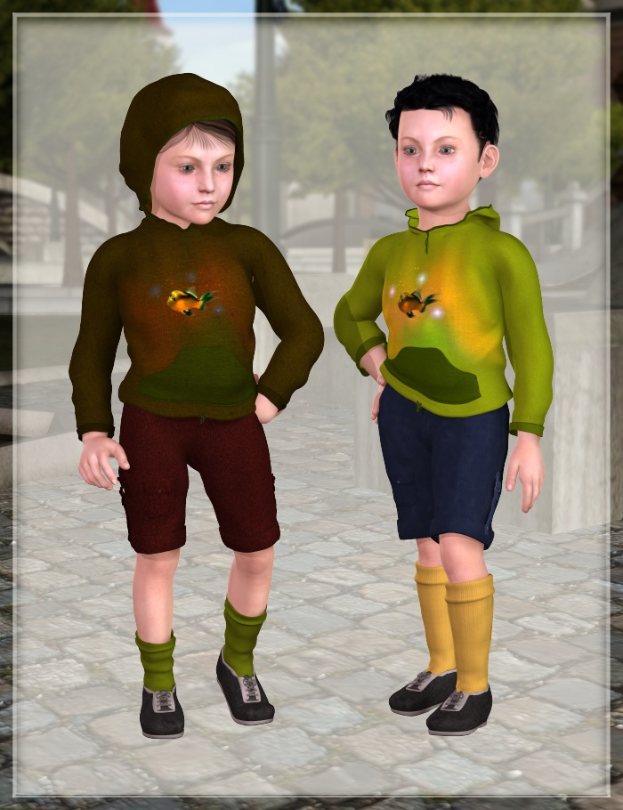 PlayTime Clothes K4 | Daz 3D