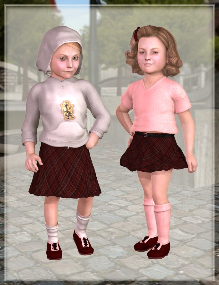 PlayTime Clothes K4 | Daz 3D