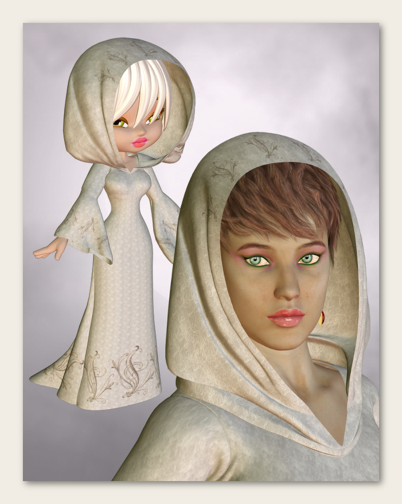 Textures for the Witchy Dress | Daz 3D