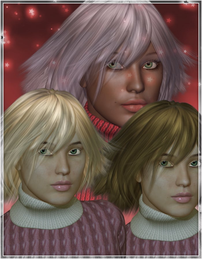 Amy Hair Revisited | Daz 3D