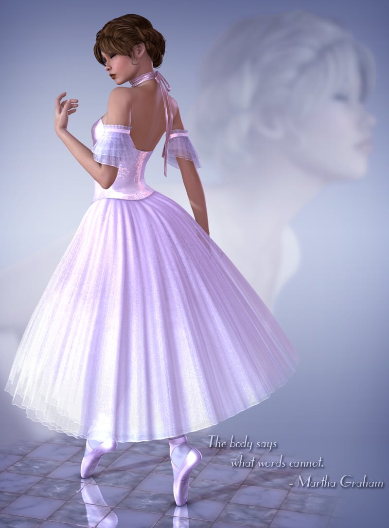 The Art of Dance - Ballet V4 - Performance Romance Tutu BUNDLE | Daz 3D