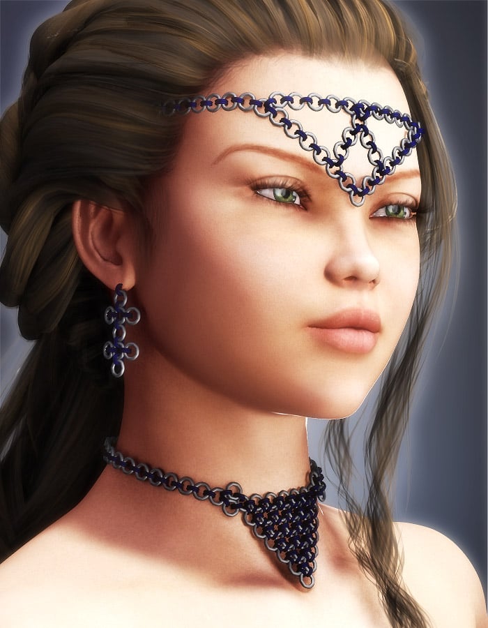 Chainmail Jewelry for V4 | Daz 3D