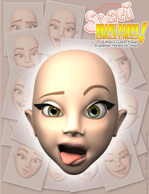 Staci - Crazy Faces! | Daz 3D