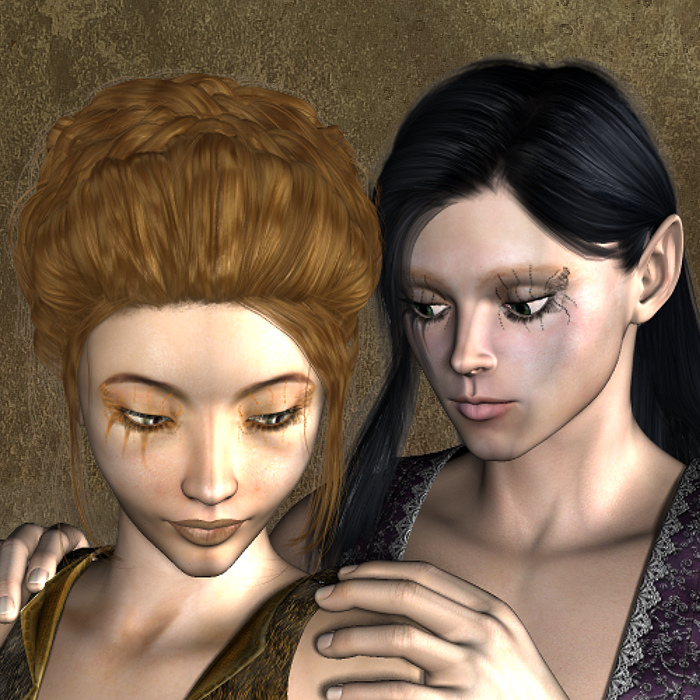 ICE TWINS Add-on B | Daz 3D