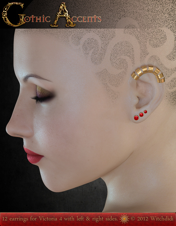 Gothic Accents | Daz 3D