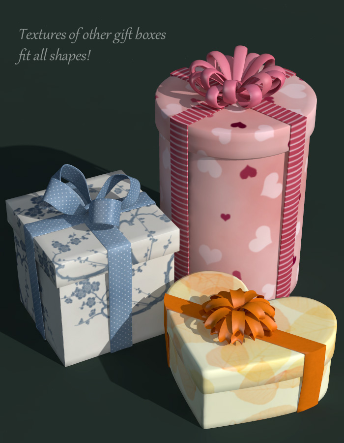 Round Boxes | Daz 3D
