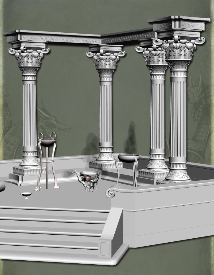 Insula Dracones "The Oracle" | Daz 3D