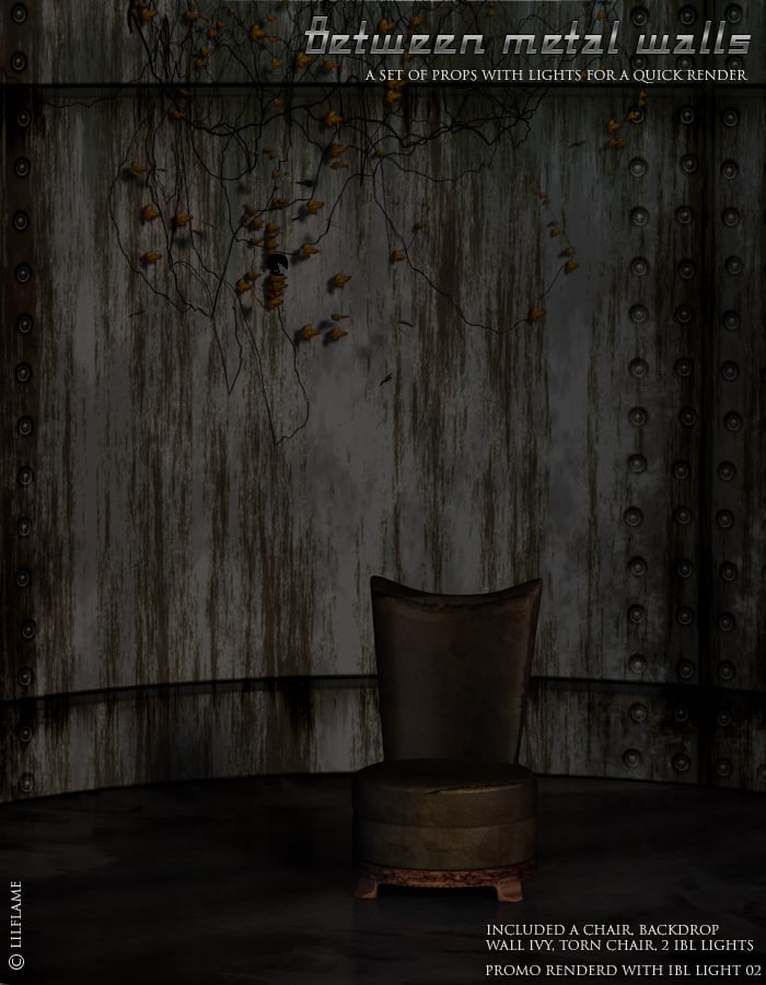 Between Metal Walls | Daz 3D