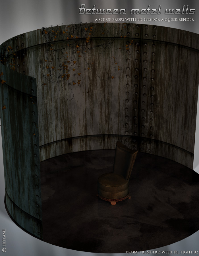Between Metal Walls | Daz 3D