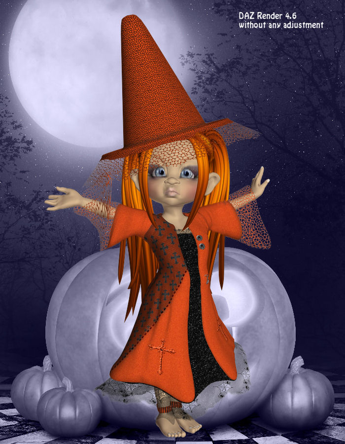 Kiki SpiderWitch | Daz 3D
