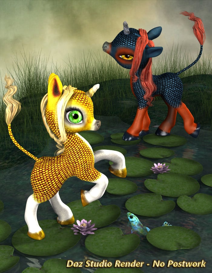 Legendary: Kirin Babies | Daz 3D