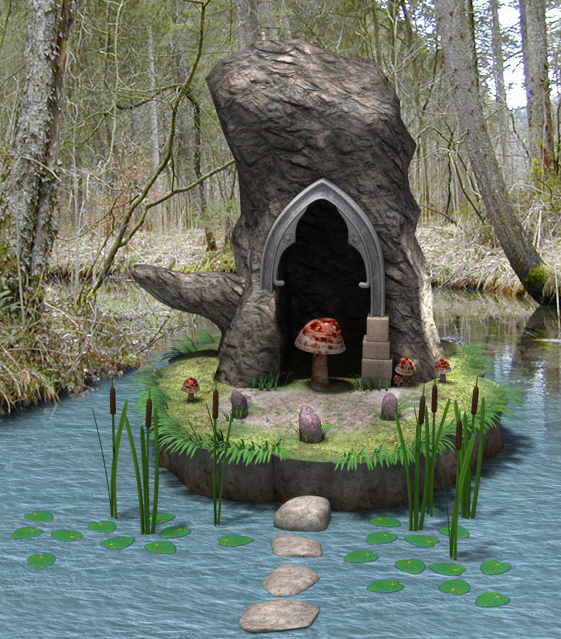 Grassy Grotto | Daz 3D