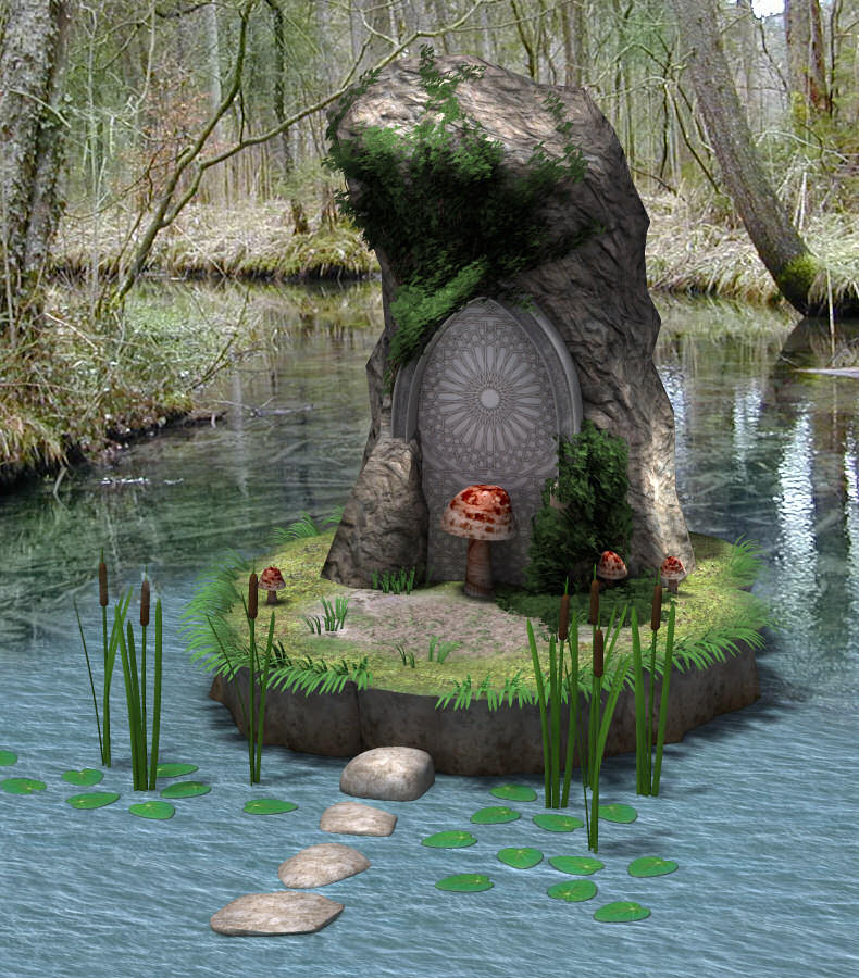 Grassy Grotto | Daz 3D