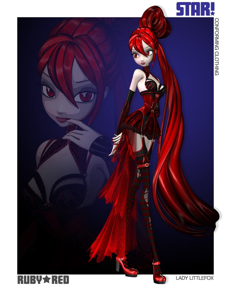 Ruby Red for Star! | Daz 3D