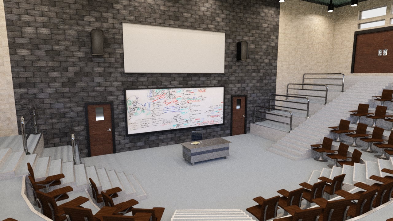 Lecture Hall with Props | Daz 3D