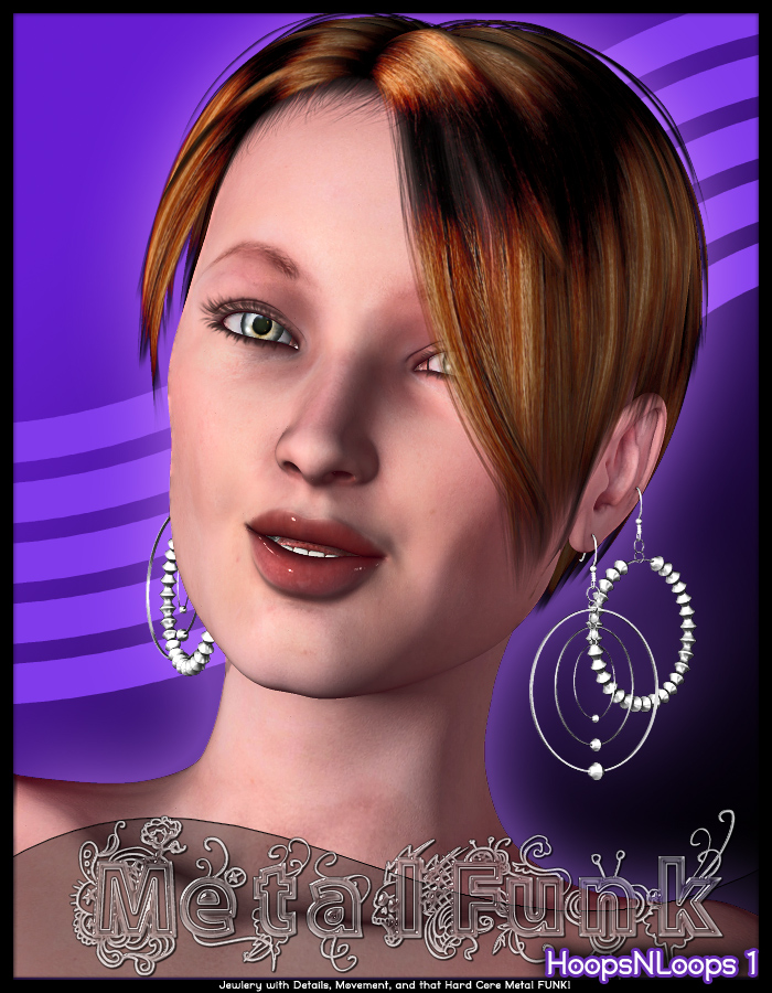 Metal FUNK - Hoops N Loops Vol 1 | Daz 3D