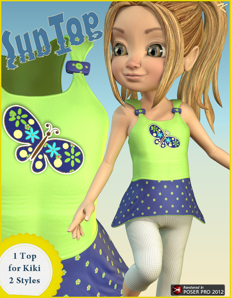 Kiki SunTop | Daz 3D