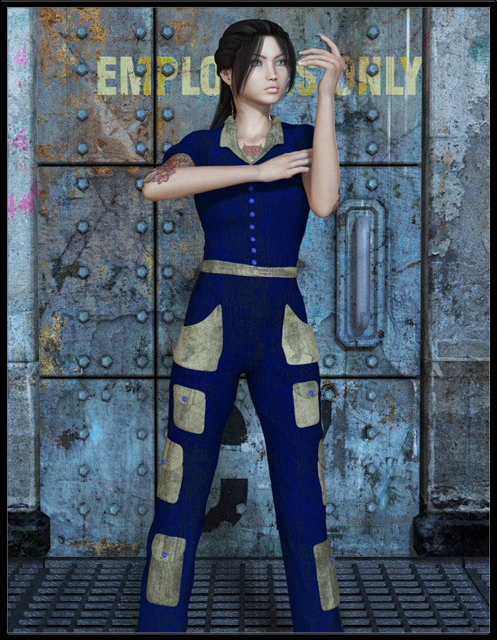Overalls For V4 A4 | Daz 3D