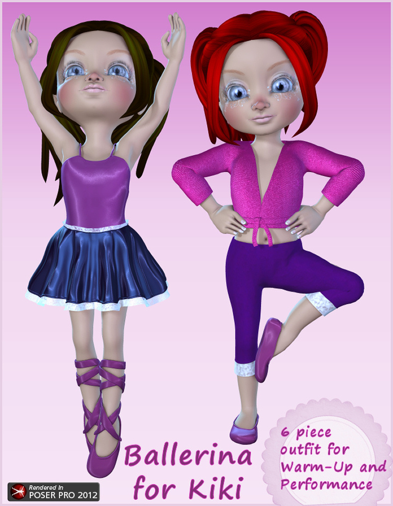 Kiki Ballerina | Daz 3D