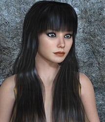 Anfa Hair For V4 | Daz 3D