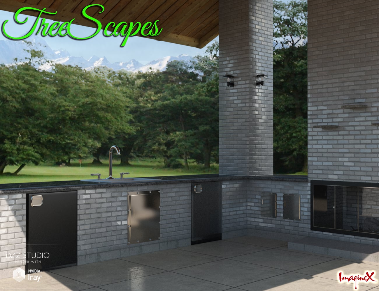 TreeScapes Backdrops | Daz 3D