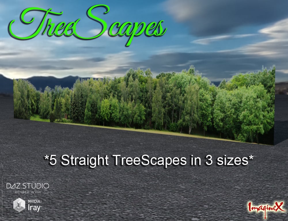 TreeScapes Backdrops | Daz 3D