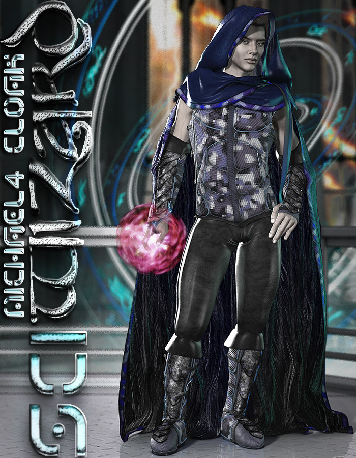 SciWizard dynamic cloak for Michael 4 | Daz 3D