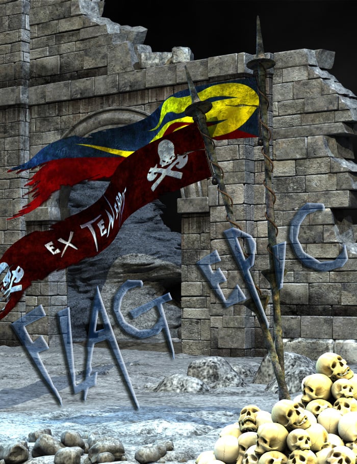 Flag Epic | Daz 3D