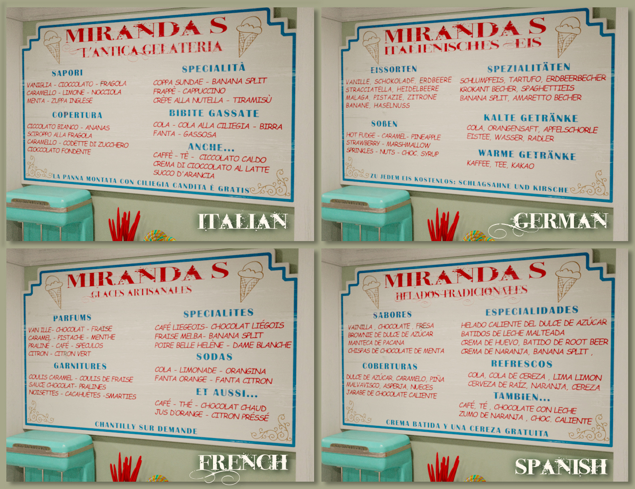 Miranda's Ice Cream Parlor | Daz 3D