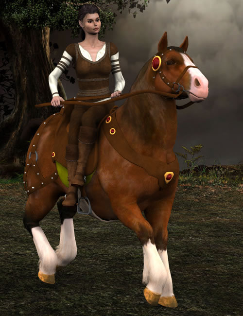 Charger Fantasy Tack | Daz 3D