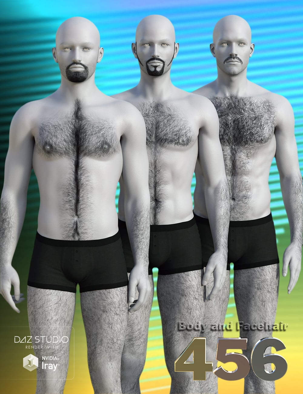 Project Hairy 456 for Daz Studio | Daz 3D