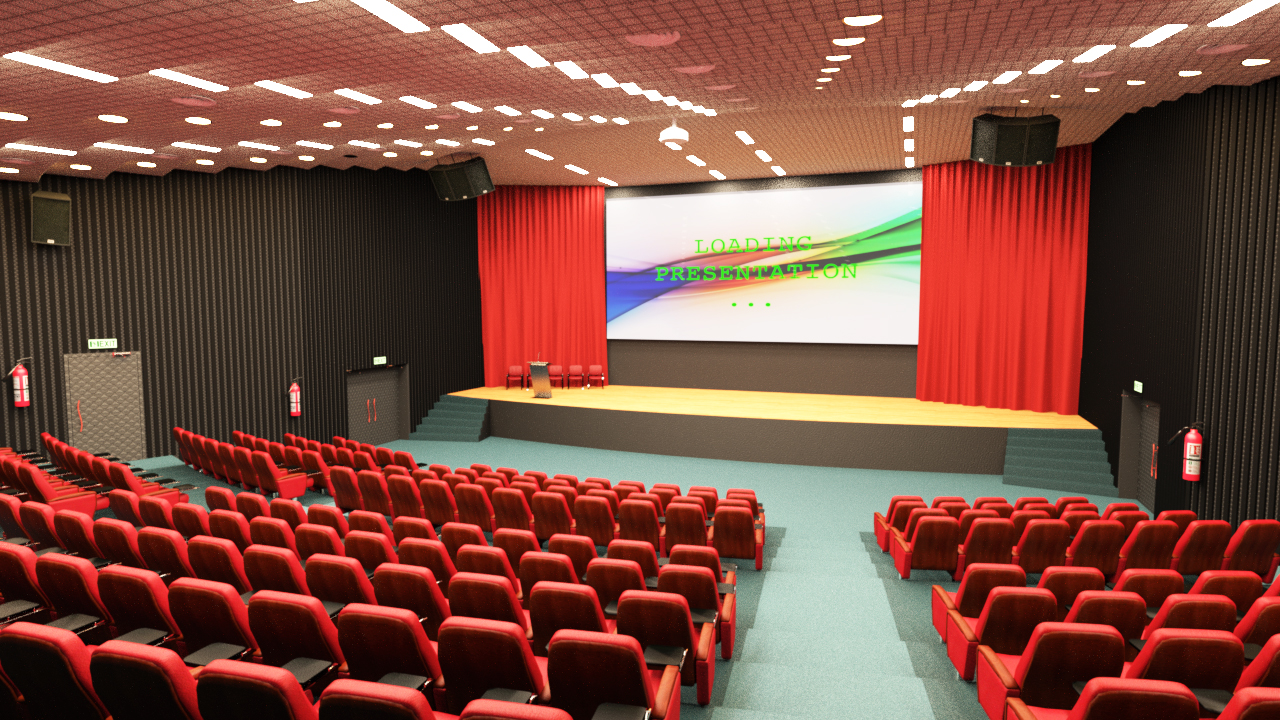 Auditorium with Props | Daz 3D