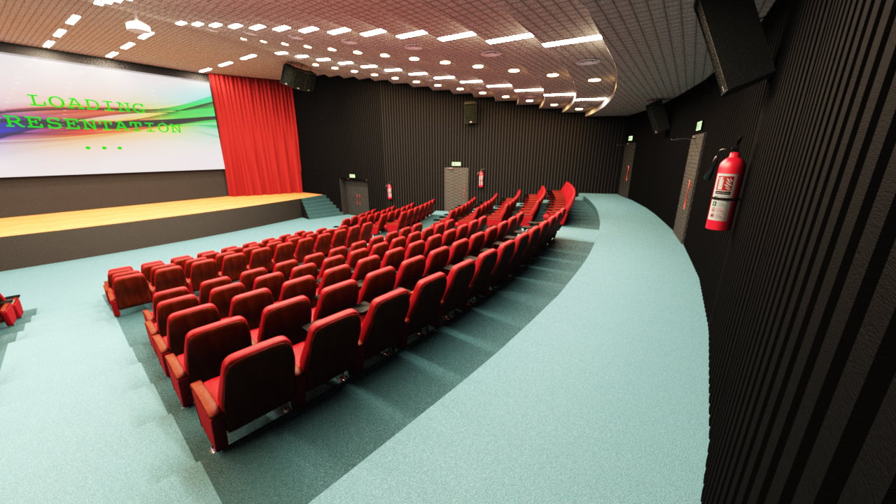 Auditorium with Props | Daz 3D