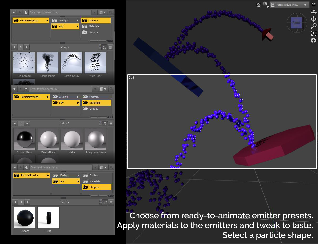 SimTenero Particle Physics - Core Engine | Daz 3D