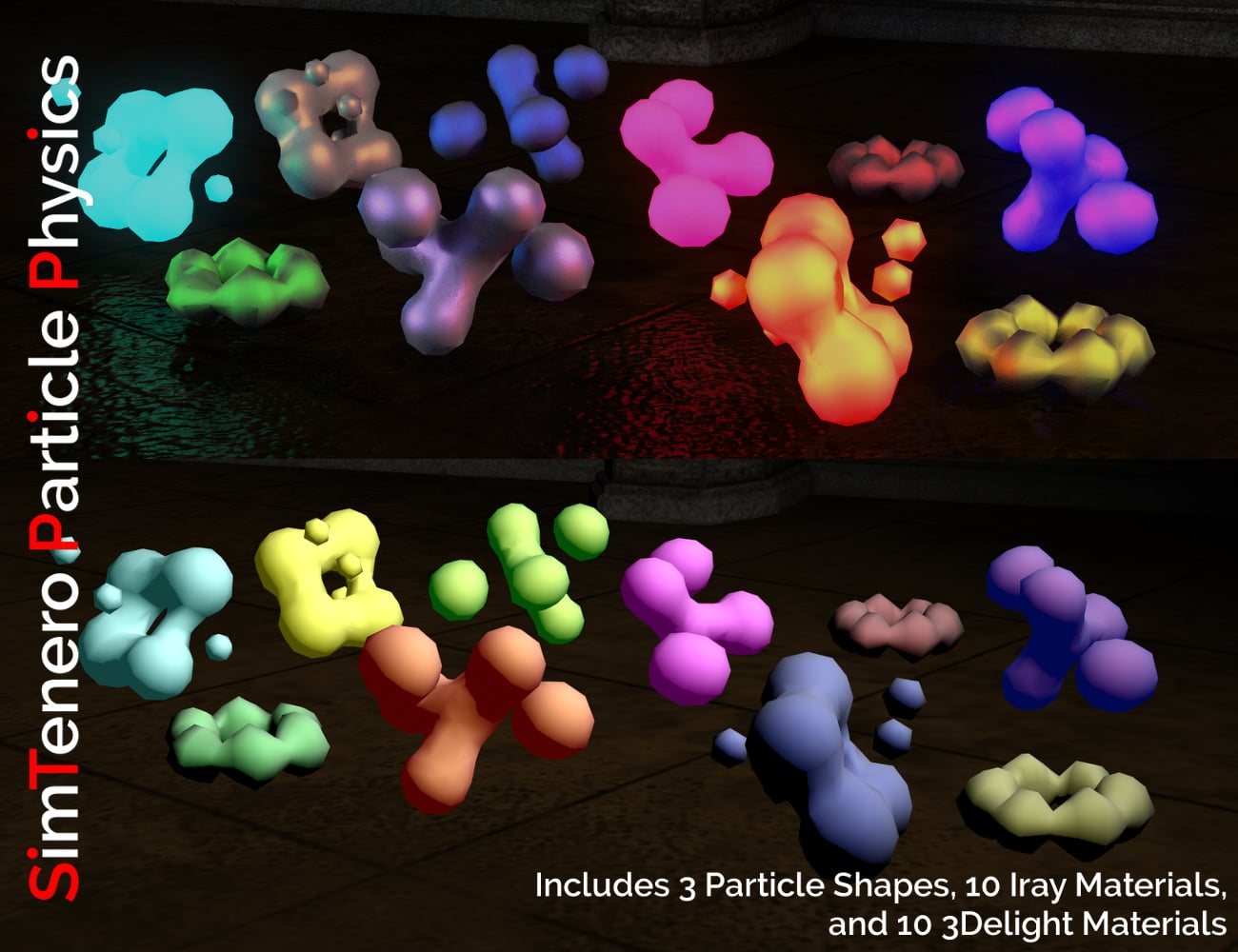 SimTenero Particle Physics - The Complete Bundle | Daz 3D