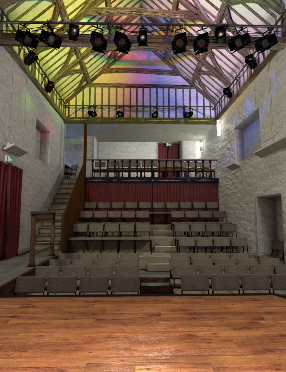 Rustic Theatre | Daz 3D