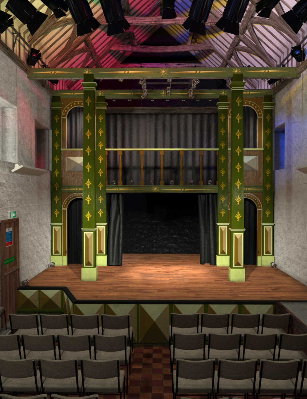 Rustic Theatre | Daz 3D