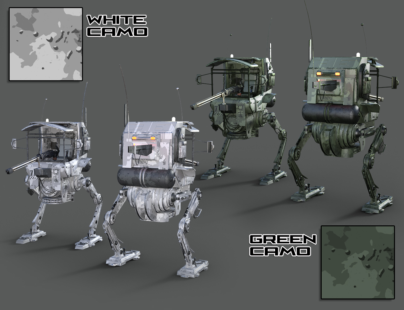 Chicken Hawk Mech Walker | Daz 3D