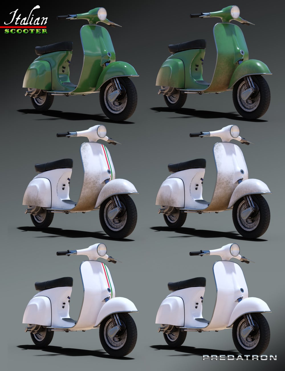 Italian Scooter | Daz 3D