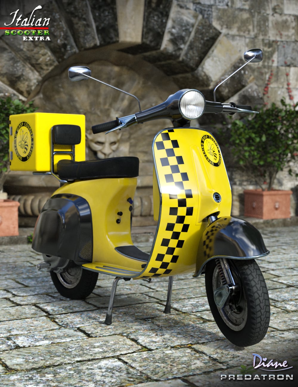 Italian Scooter Extras | Daz 3D