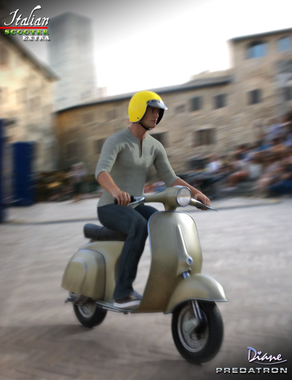 Italian Scooter Extras | Daz 3D