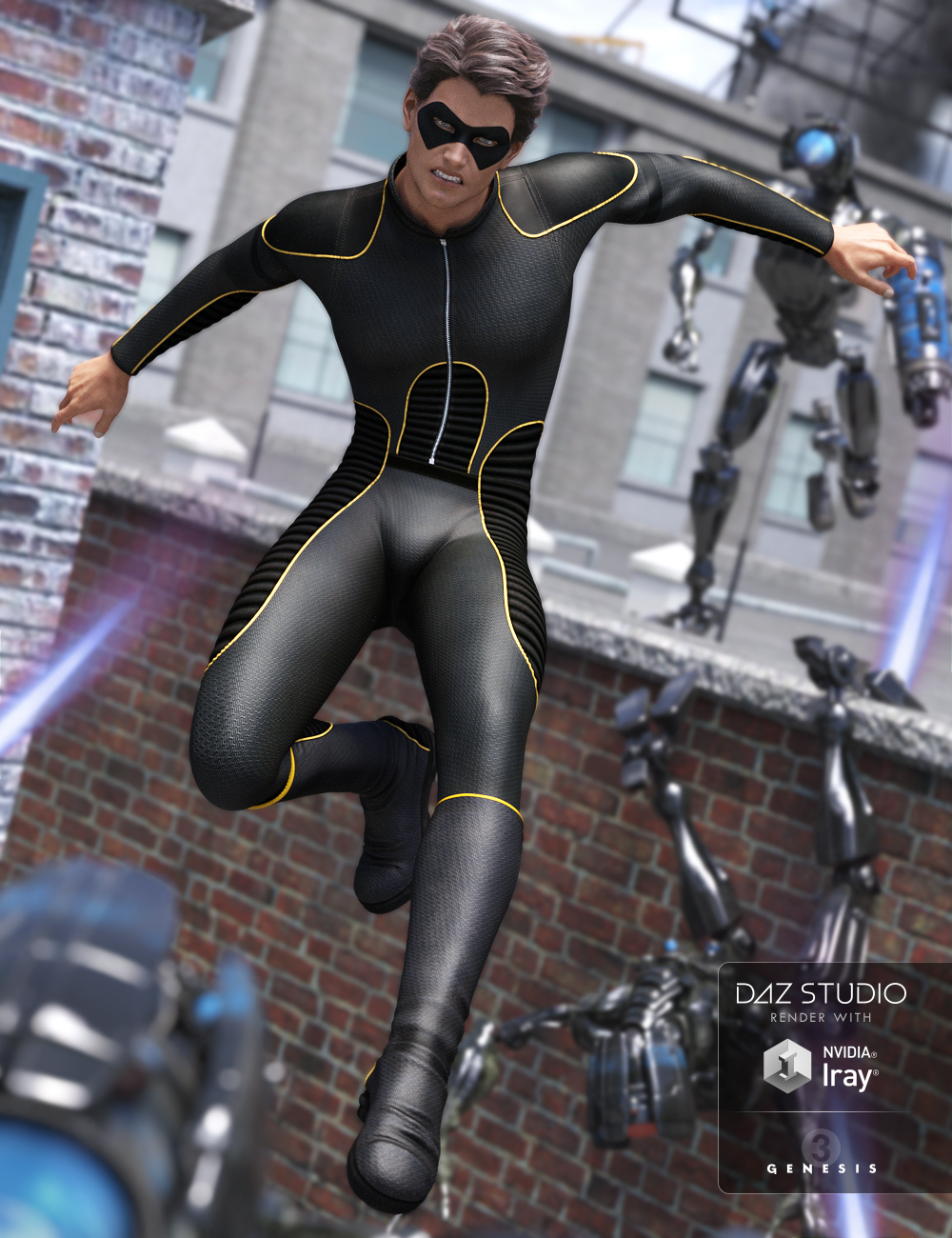 Genesis 3 Superhero Bundle | Daz 3D